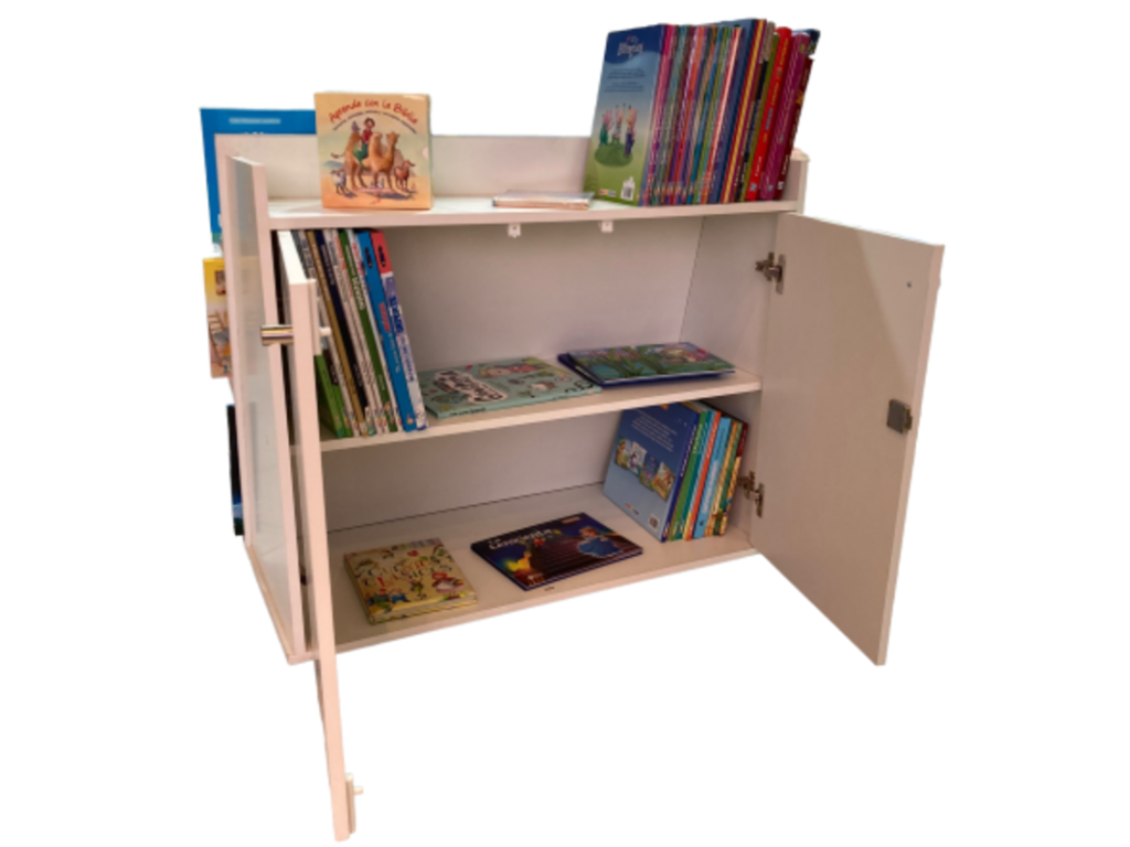 Mueble exhibidor de libros