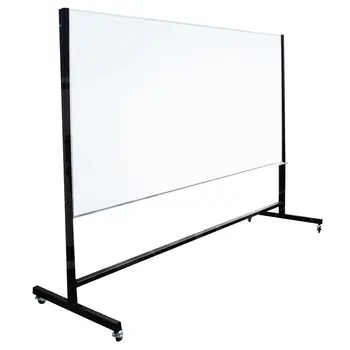 Pizarra Magnetica100x120 Cm. Base Metalica Y Rueda