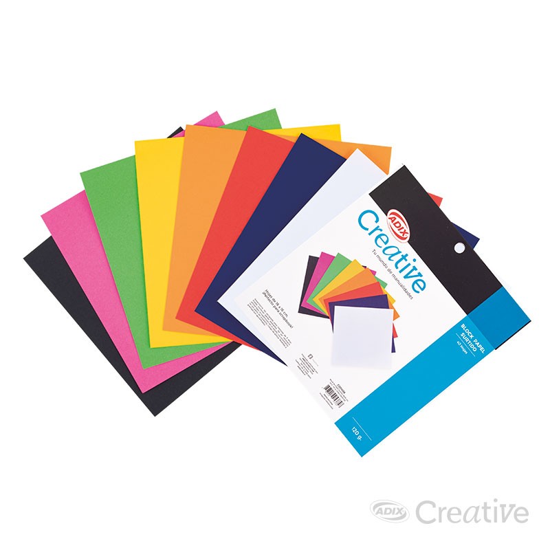 Block Hojas De Colores