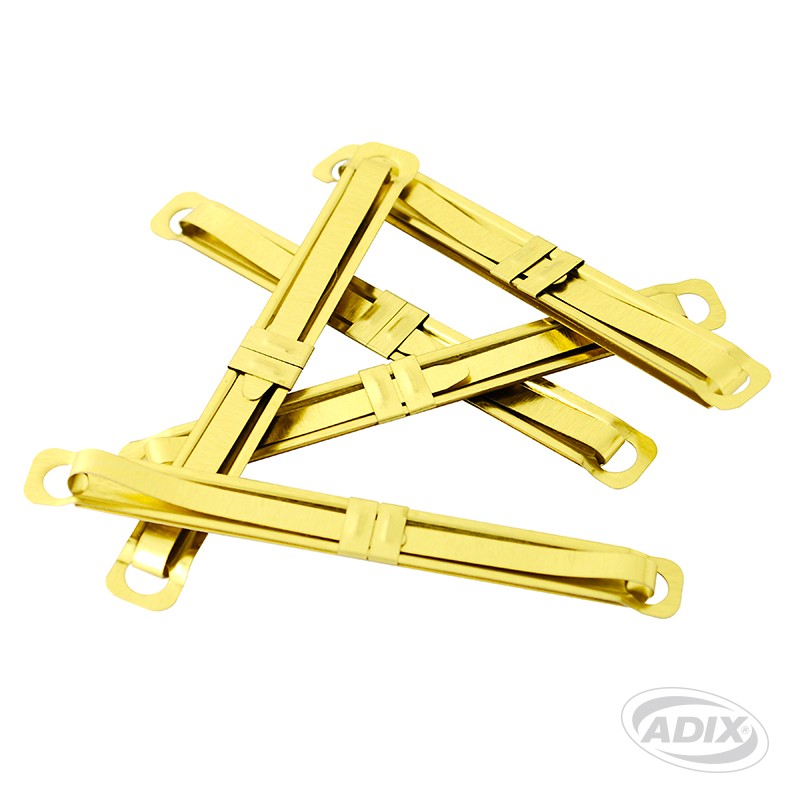 Fastener Metálicos Dorados