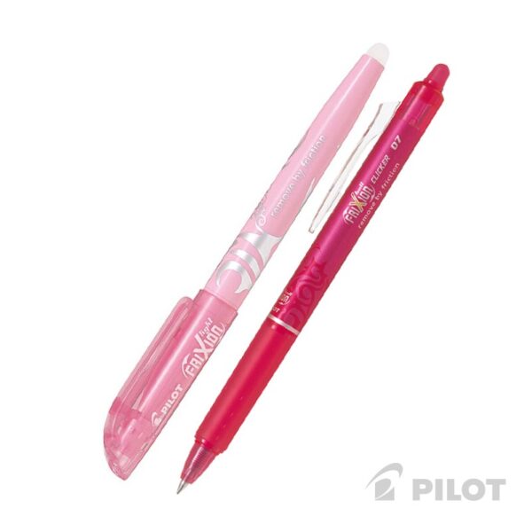 Set Lápices Frixion Rosado Pilot