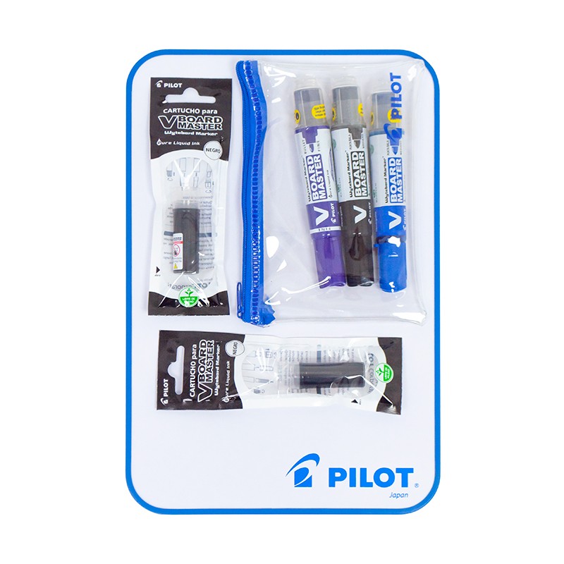 SET PIZARRAS Y MARCADORES PILOT