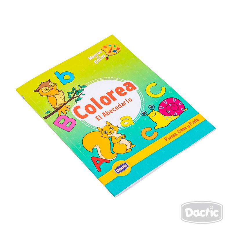 Libro Abecedario Para Colorear Dactic