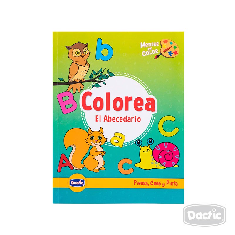 Libro Abecedario Para Colorear Dactic
